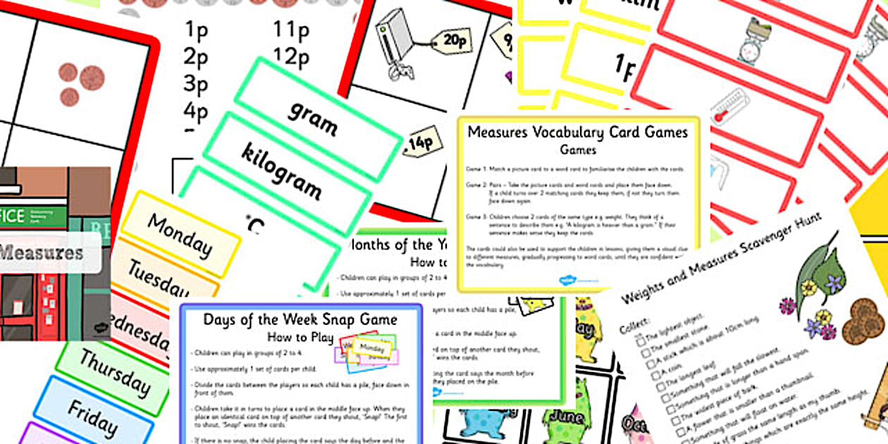 KS1 Measures Starter Ideas Pack (teacher made) - Twinkl