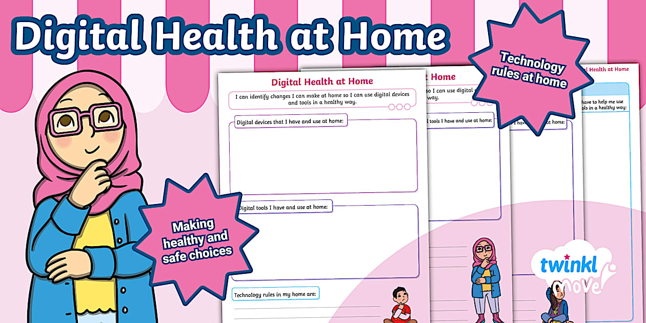 Year 2 Health Activity Sheet - Digital Health at Home