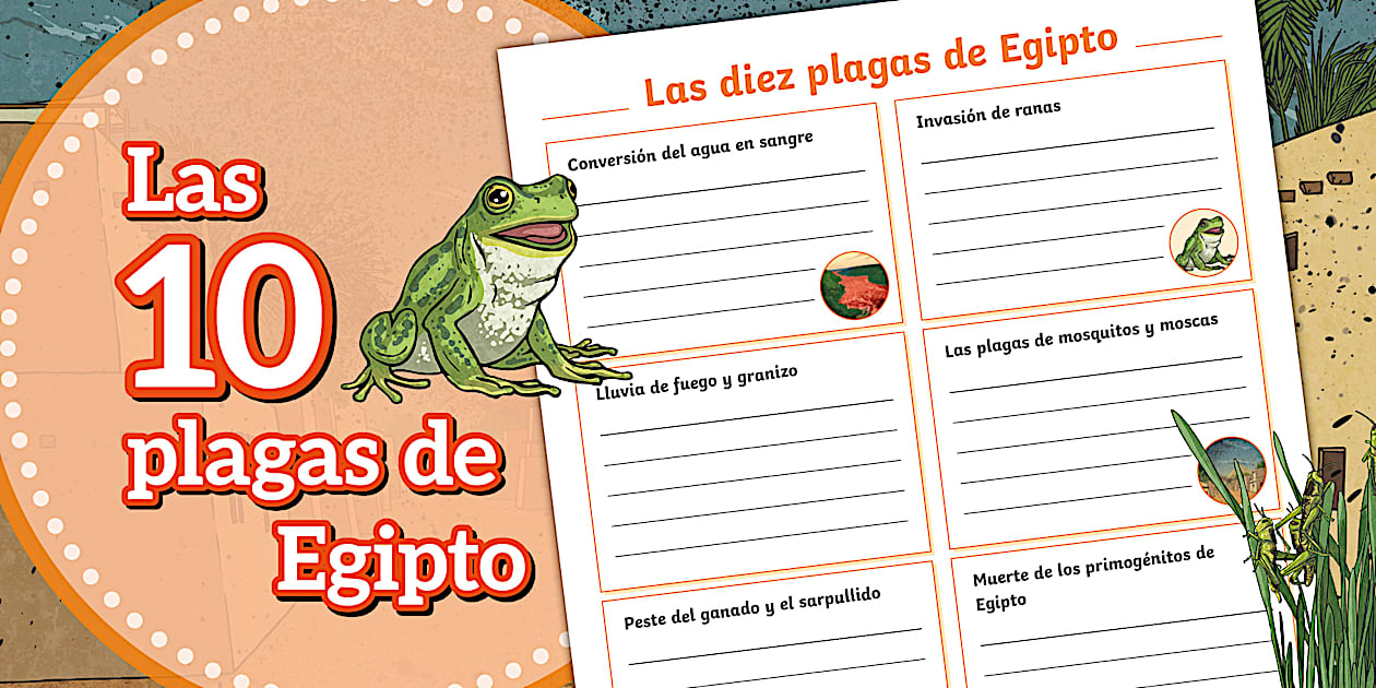Ficha de actividad: Las 10 plagas de Egipto | Twinkl