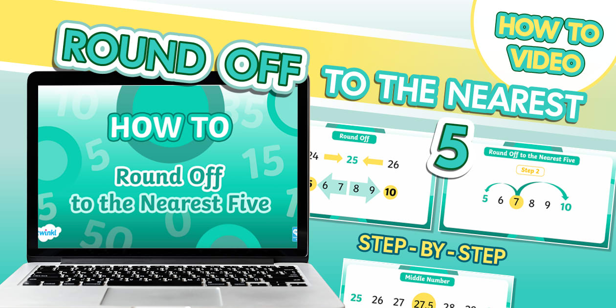 Gr7 Maths Term 1 - How to Round off to the Nearest 5 - Video