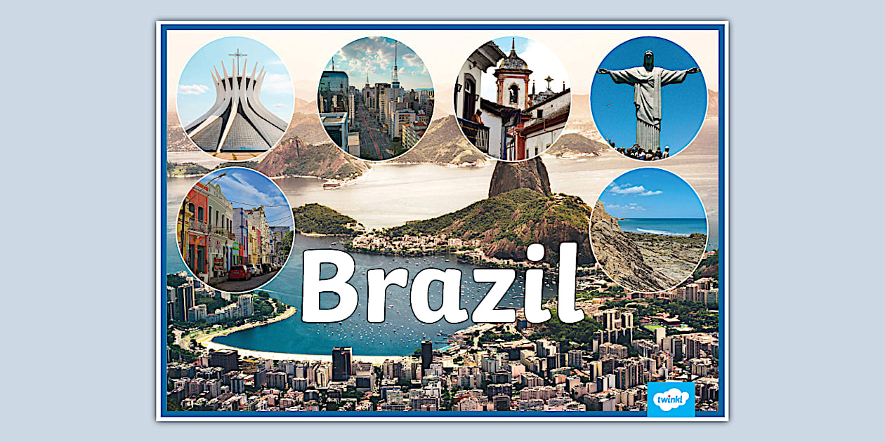 Brazil Photo Display Poster (Teacher-Made) - Twinkl