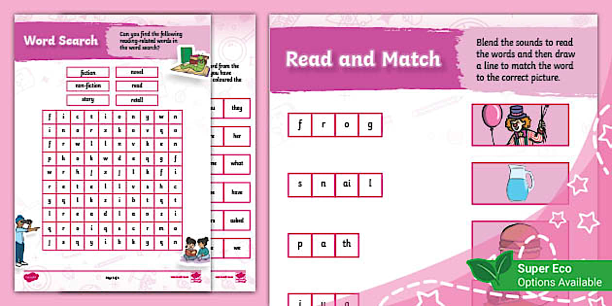 Reading Skills in Year 1 Activity Booklet (Ages 5 - 6)