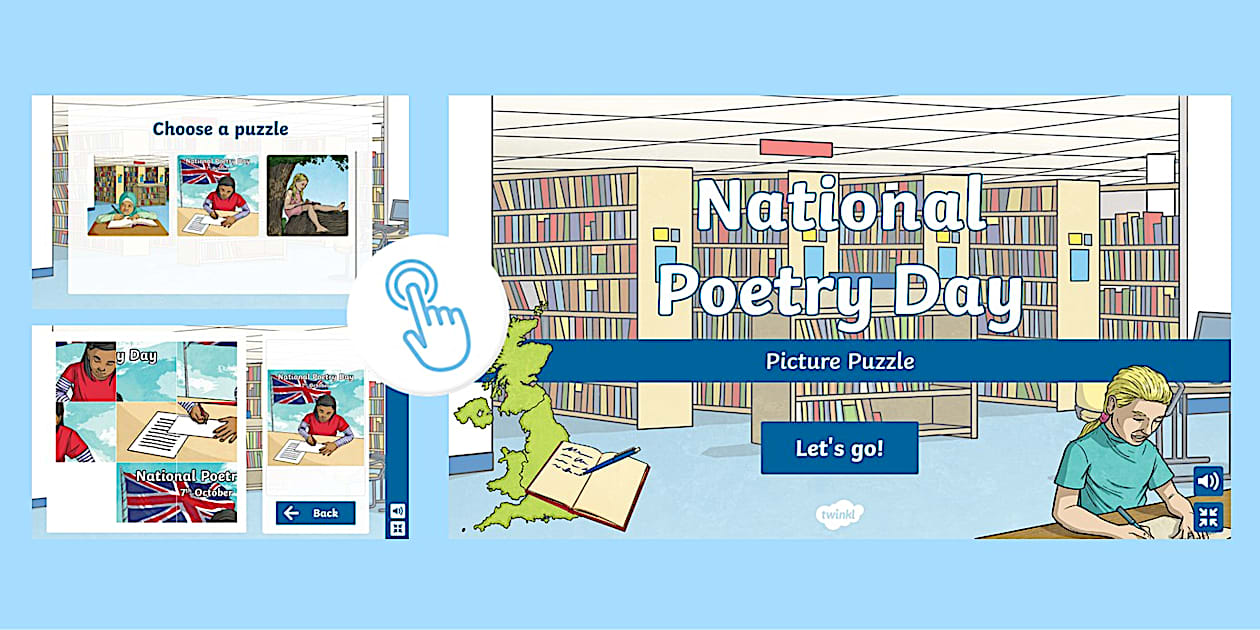 Interactive National Poetry Day Puzzle | Twinkl Puzzles KS1