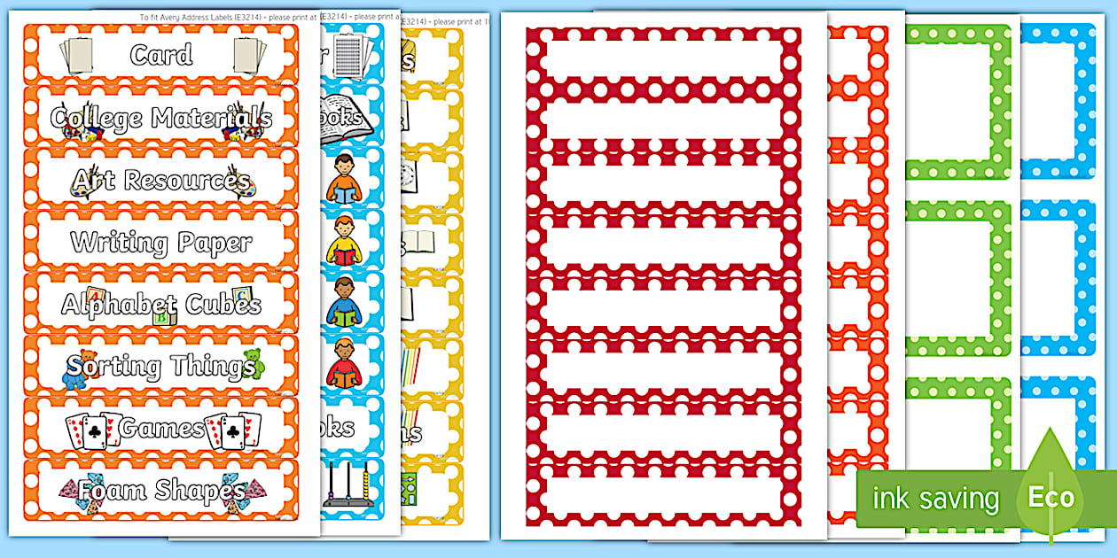 Editable Classroom Labels (teacher made) - Twinkl