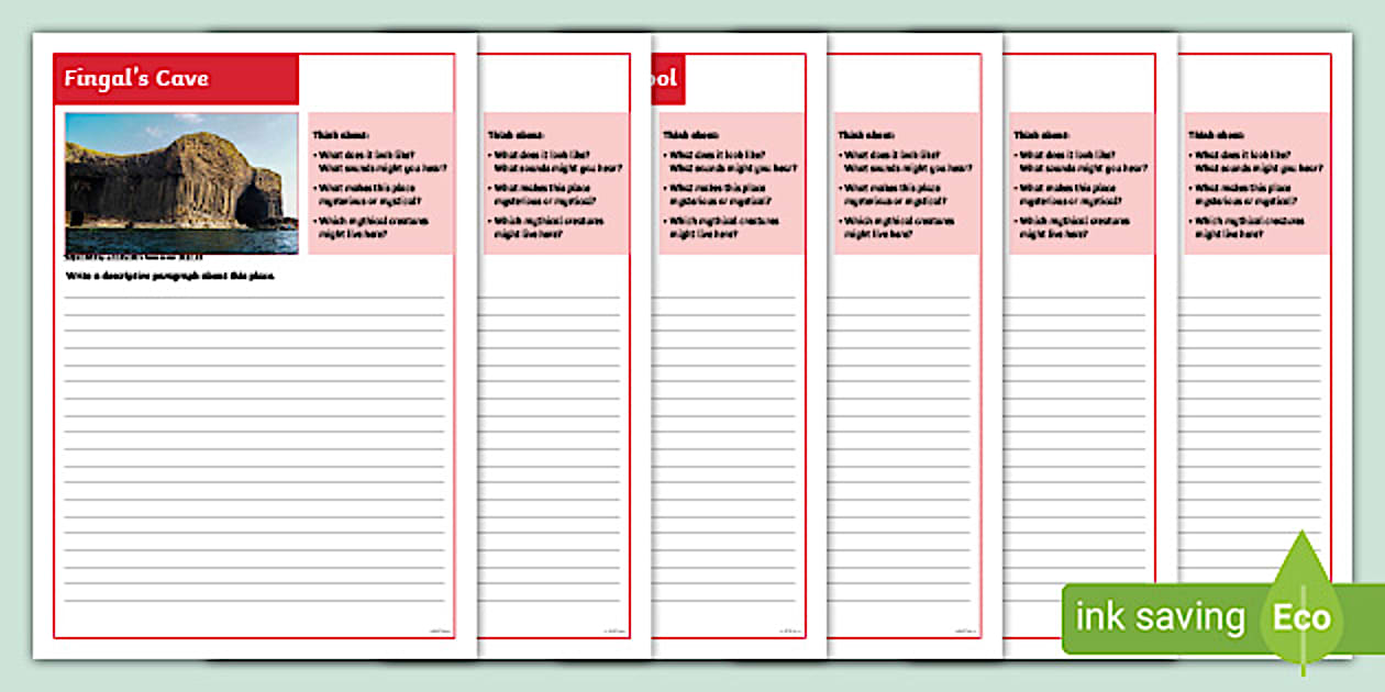 Scottish Myths and Legends Descriptive Writing - Twinkl