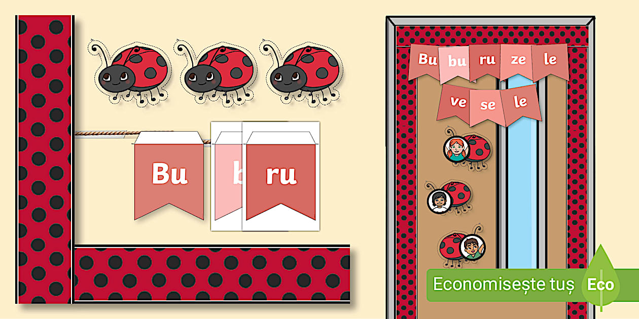 Imagini cu buburuze de decupat | Twinkl România - Twinkl