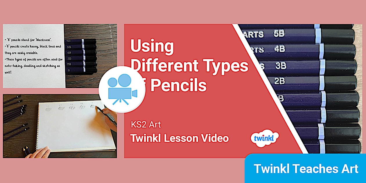 KS2 (Ages 7-11) Art: How and When To Use Different Types of Pencils Video