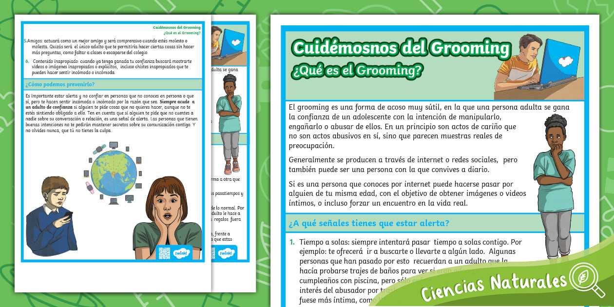 Póster | Grooming | Prevención | Sexualidad y Afectividad