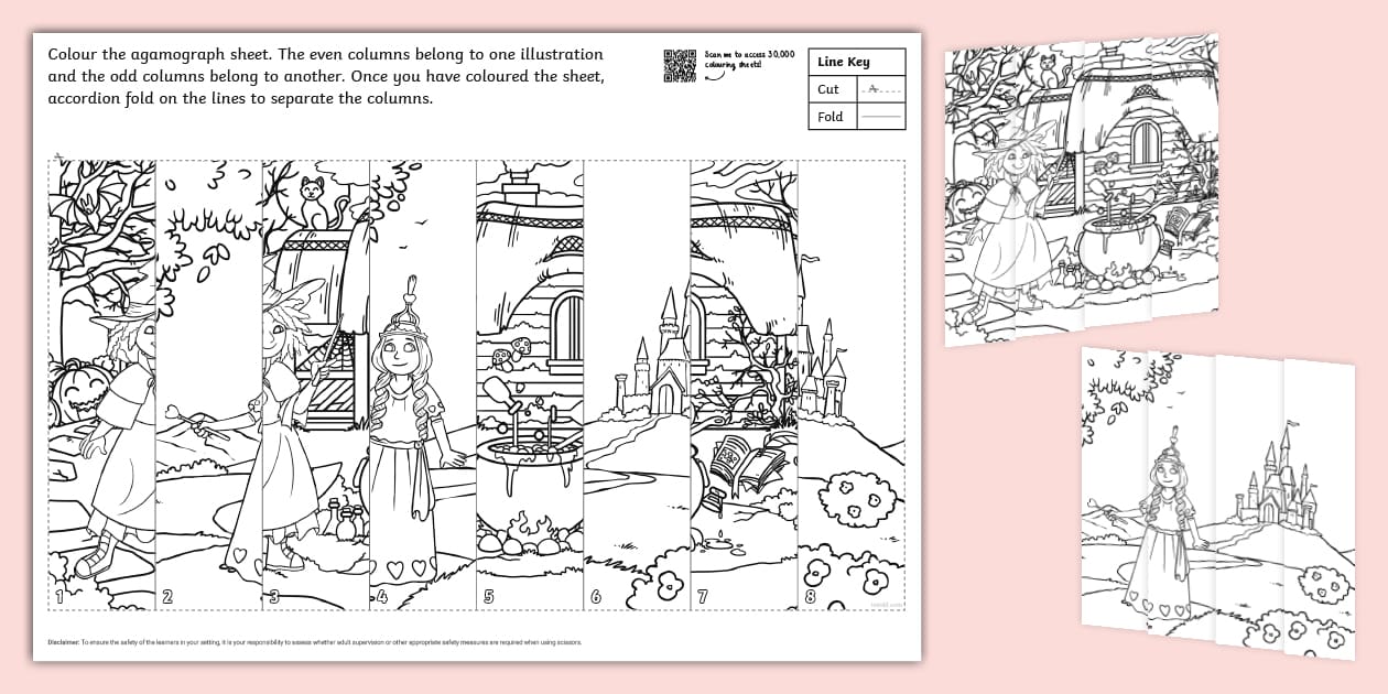 Witch and Princess Agamograph - Twinkl Wicked - Twinkl