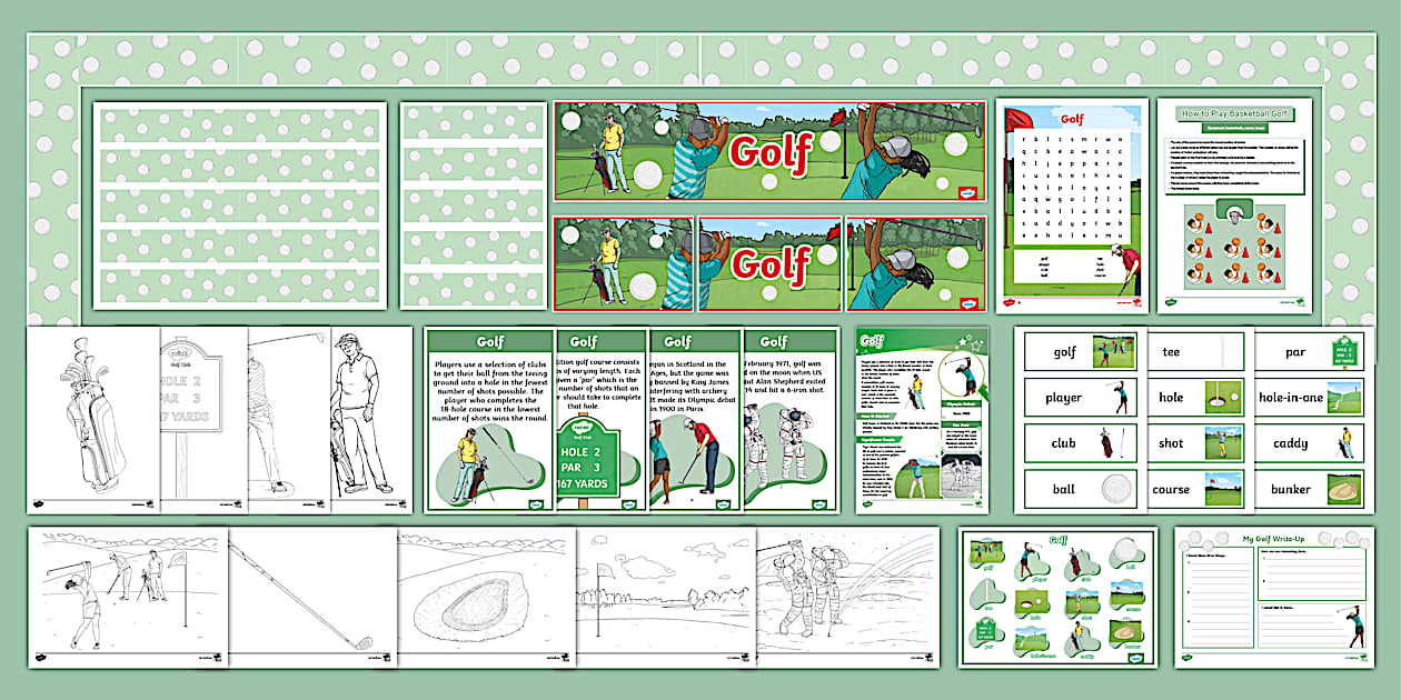 Golf Resource Pack (teacher made) - Twinkl