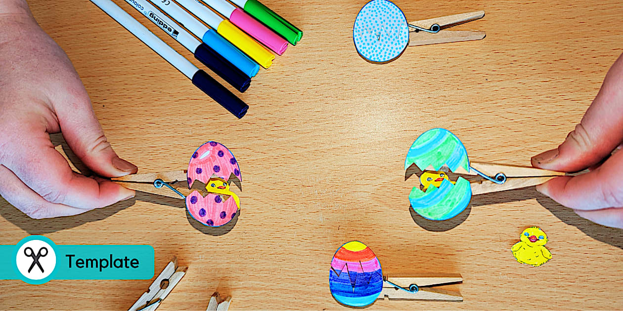 Hatching Chick Puppet | Easter Chick Craft (teacher made)