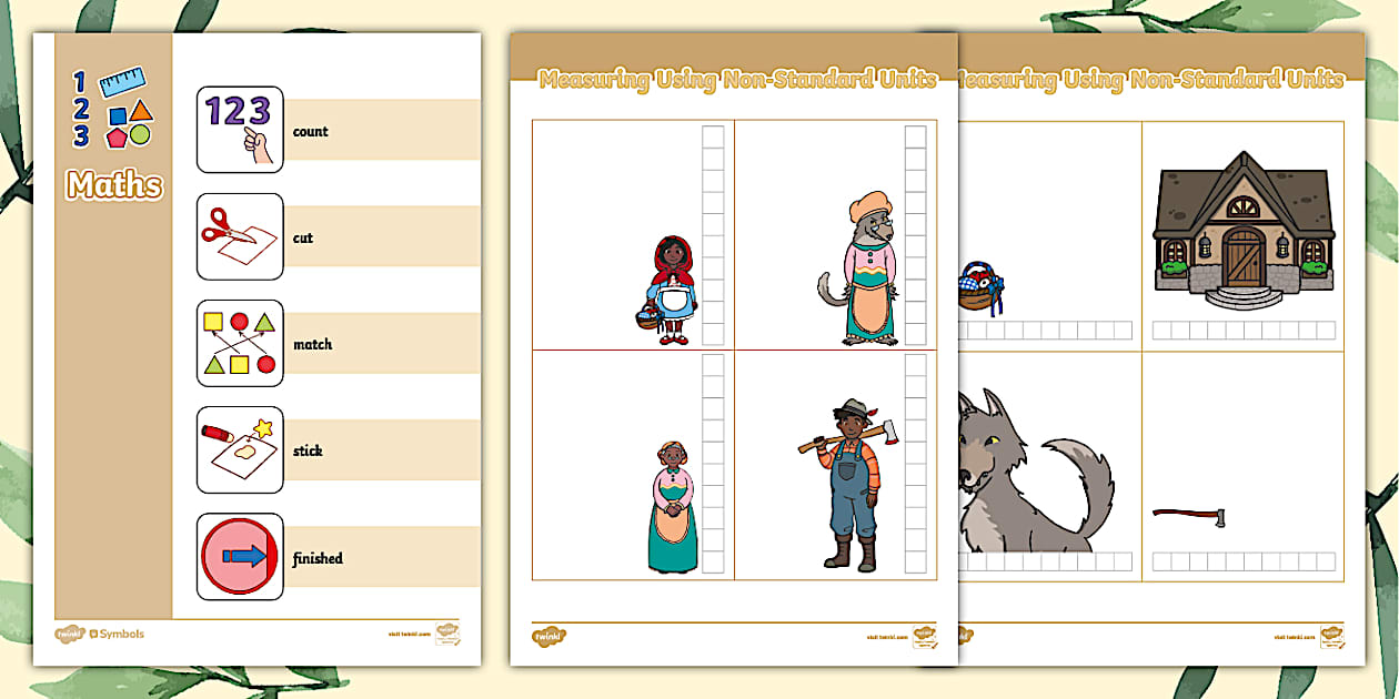 SEND Structured Steps Little Red Riding Hood Measuring Using Non-Standard
