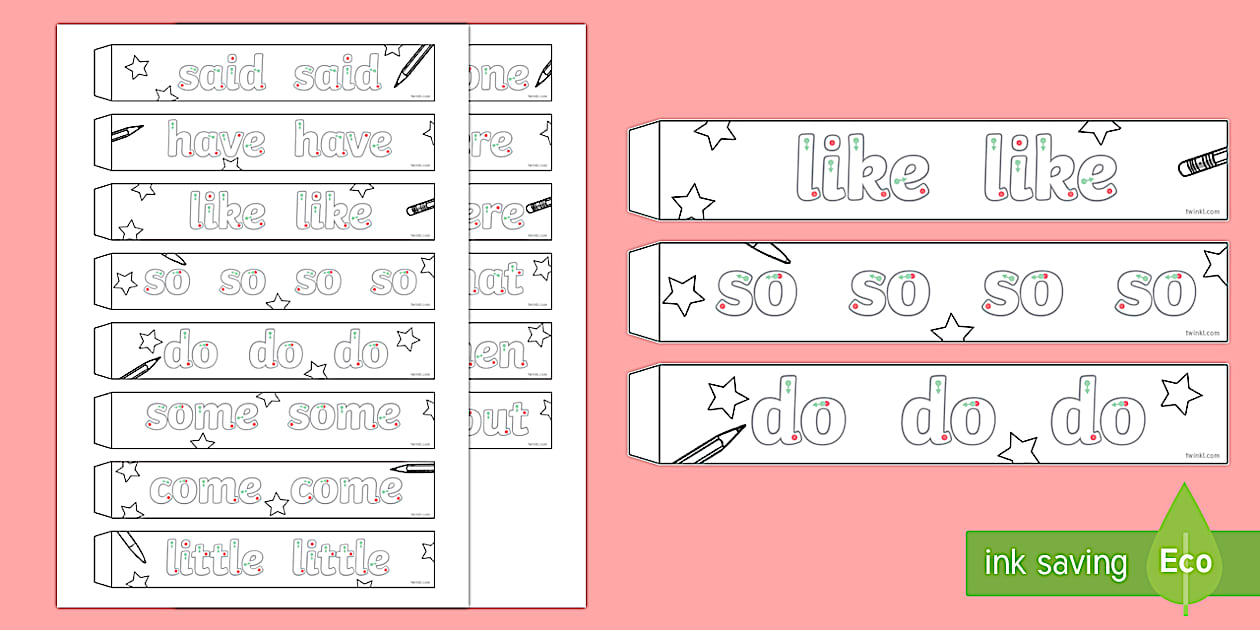 Cursive Handwriting Phase 4 Tricky Words Paper Chain Activity