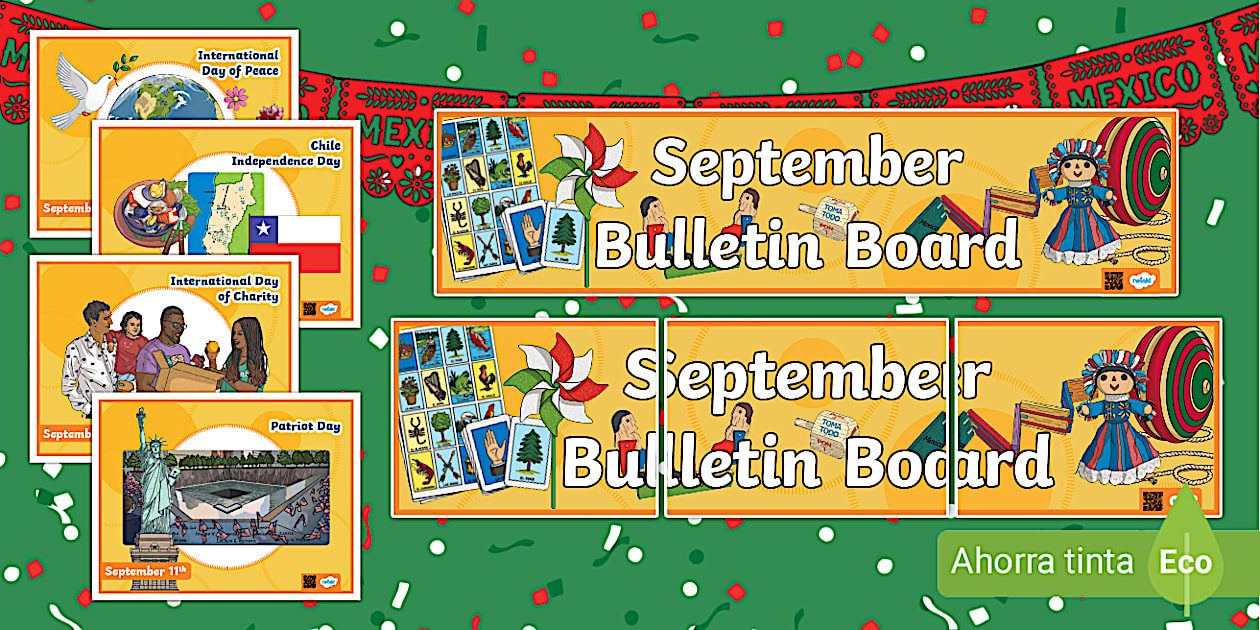 September Bulletin Board - Periódico mural septiembre