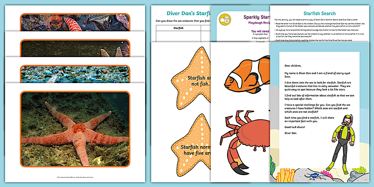 Searching for Starfish Resource Pack (teacher made) - Twinkl