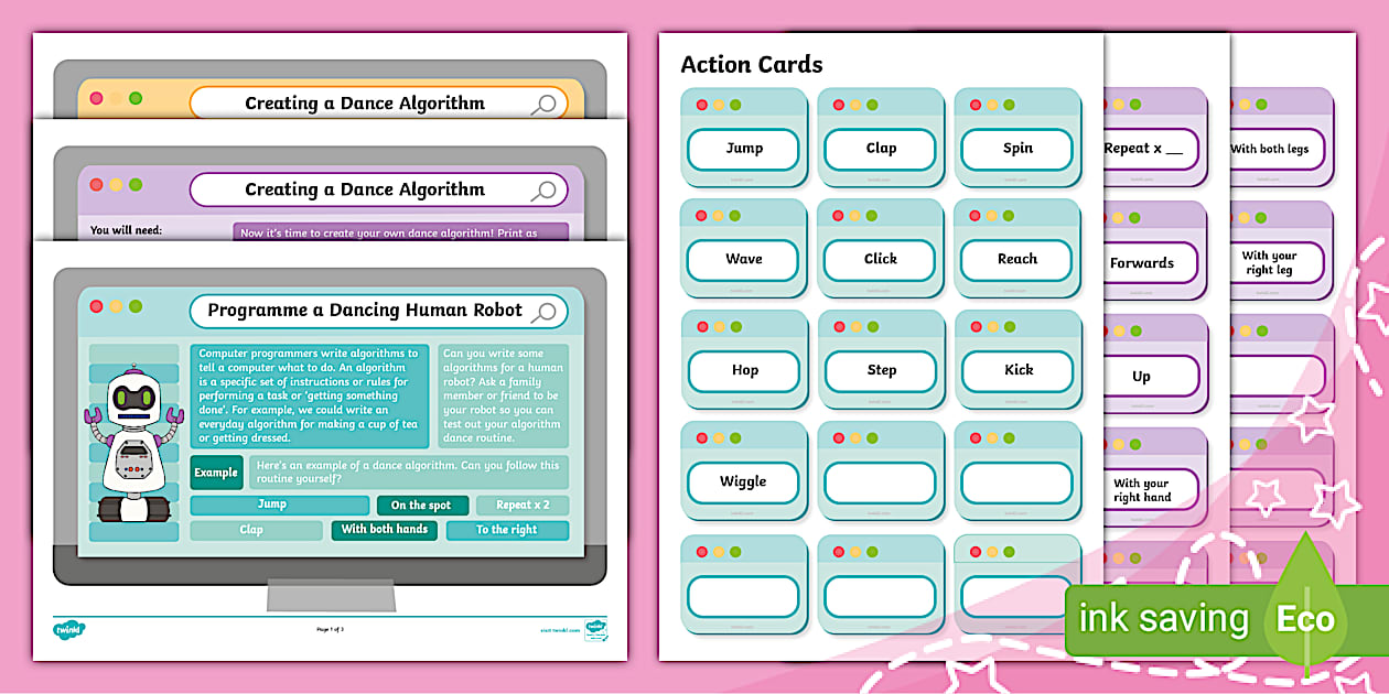 Program a Dancing Human Robot (Ages 5 - 7) - Twinkl