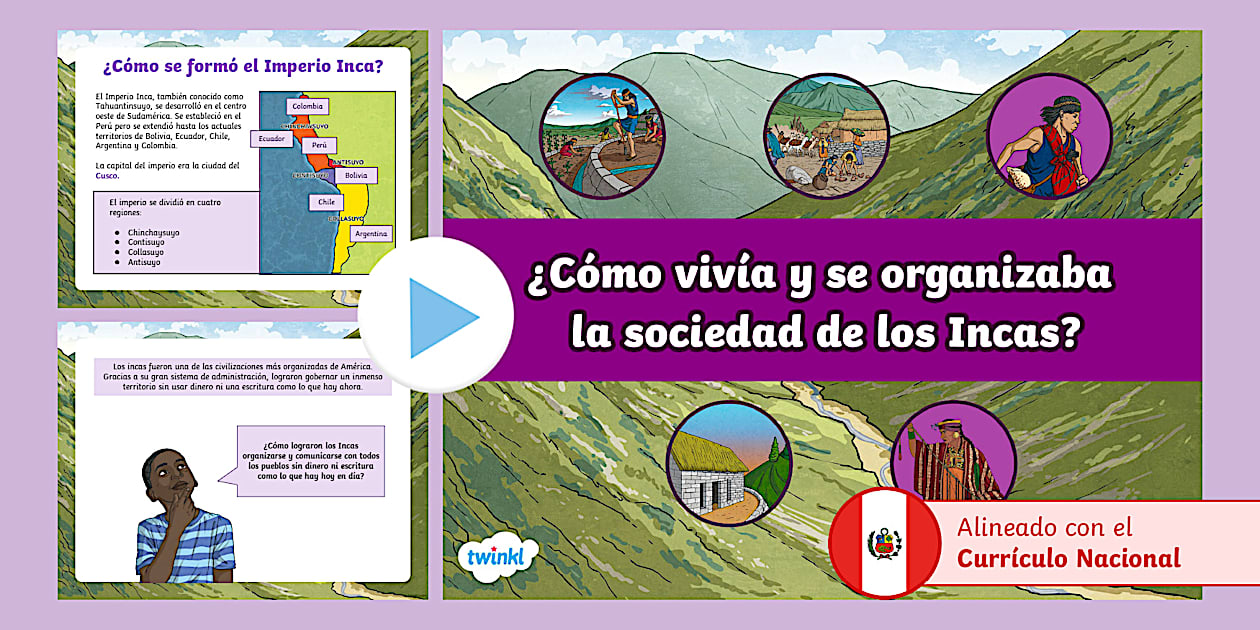 Power Point: ¿Cómo vivía y se organizaba la sociedad de los incas?