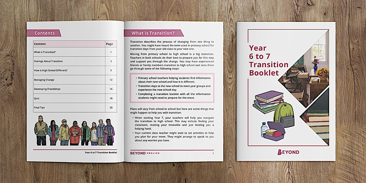 Year 6 to 7 Transition Booklet (teacher made) - Twinkl