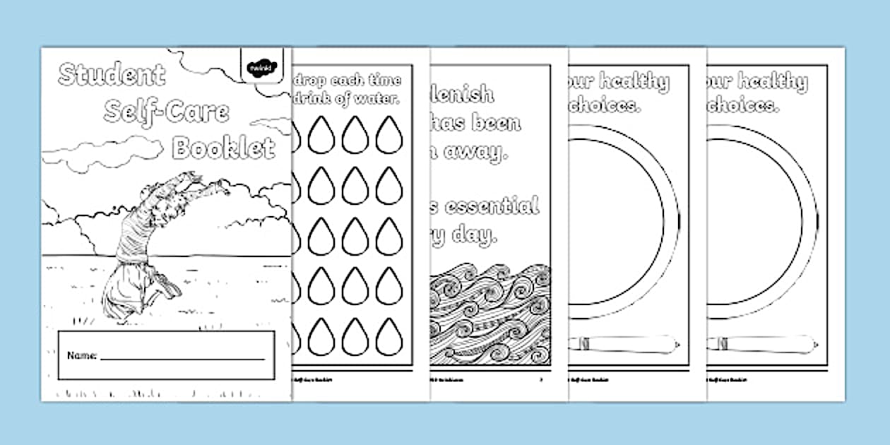 Student Self-Care Booklet (teacher made) - Twinkl