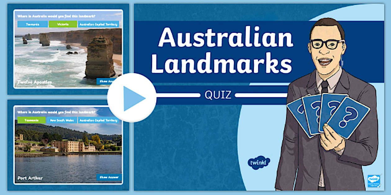 Australian Landmarks PowerPoint Quiz (teacher made) - Twinkl