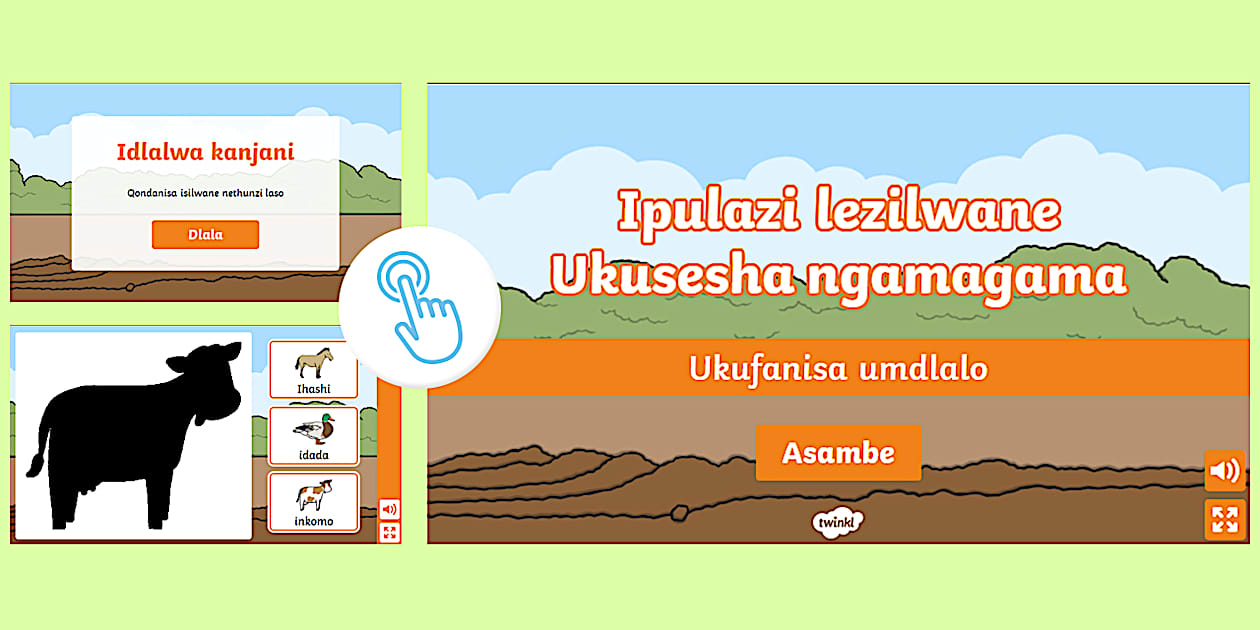 isiZulu interactive games (teacher made) - Twinkl