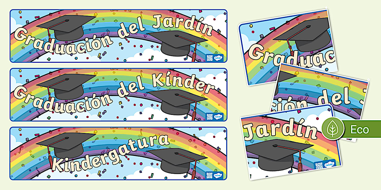 Cartel: Graduados de Pre-Escolar (Hecho por educadores)