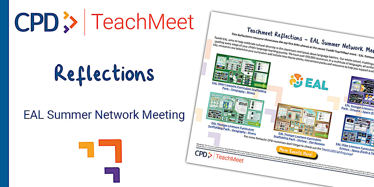 TeachMeet Reflections - EAL Summer Network Meeting