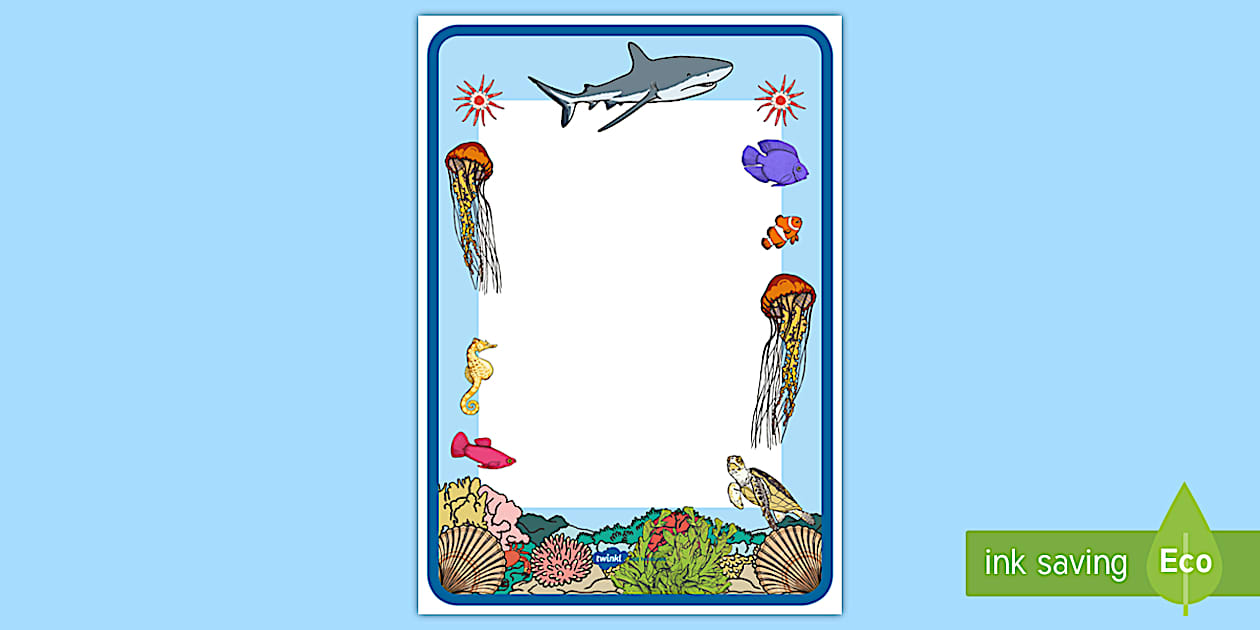 Under the Sea Editable Notes (teacher made) - Twinkl