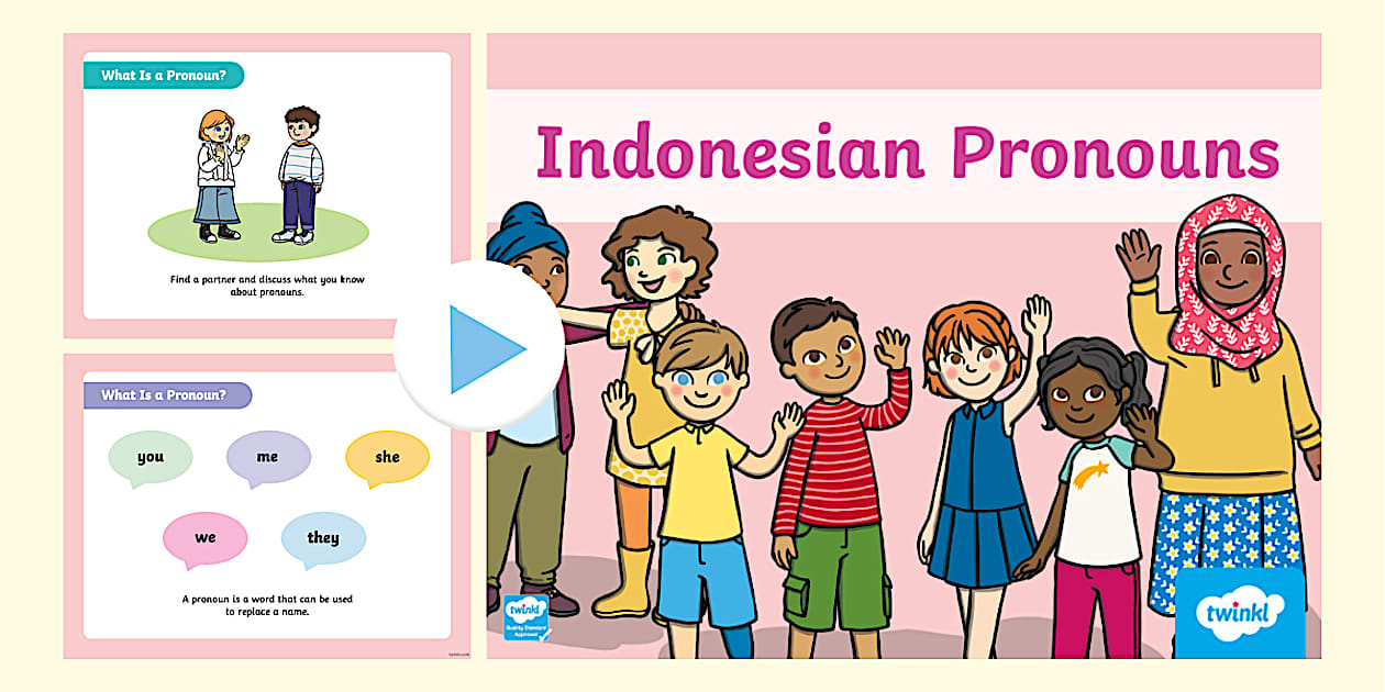 Indonesian Pronouns PowerPoint (l'enseignant a fait)
