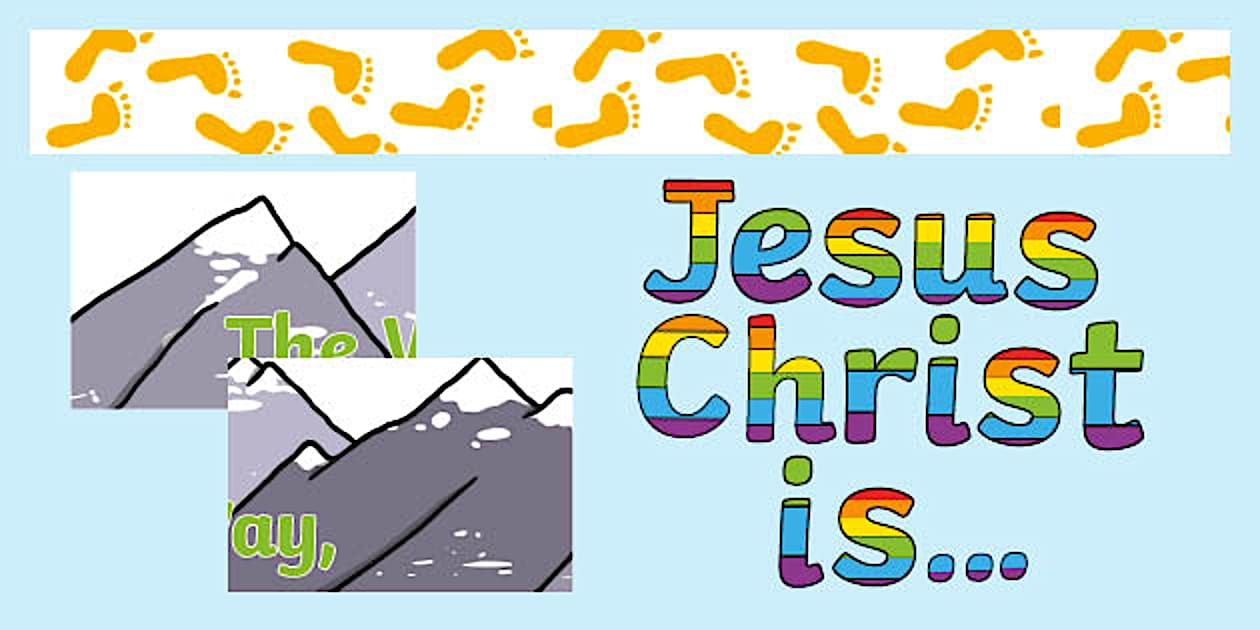 Catholic Jesus Christ 'The Way, the Truth, the Life' Display Pack