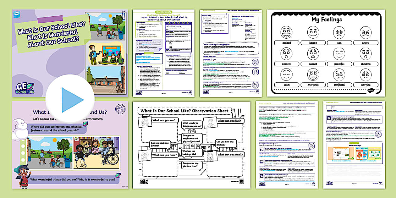 Geo Wonderers KS1: Around Our Locality Lesson Pack 2