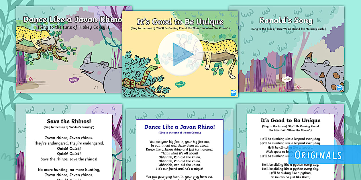 👉 Sing With Ronald Songs and Rhymes Resource Pack
