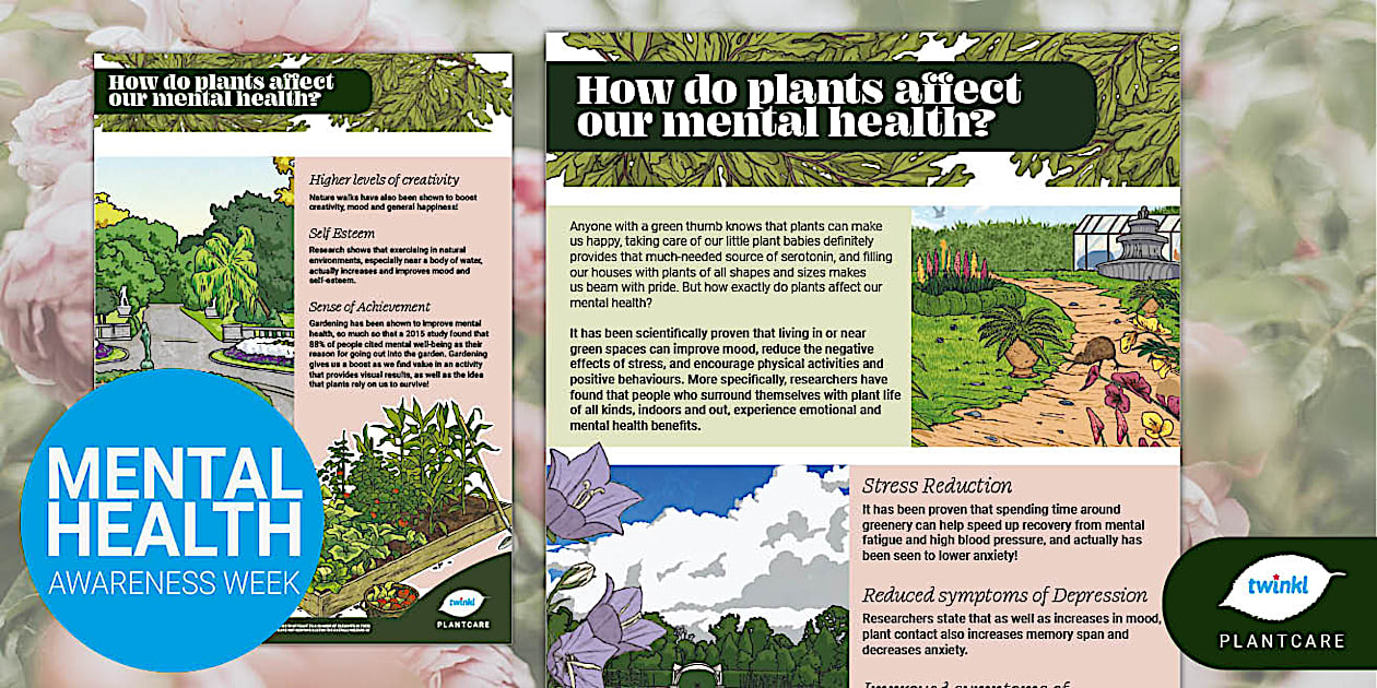 How Plants Affect Our Mental Health, Mental Health Awareness