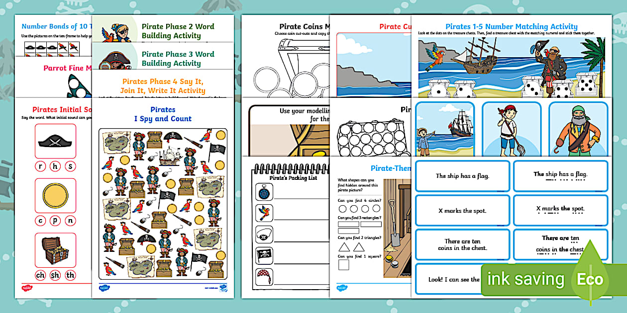 Pirates Activity Pack | Twinkl (teacher made) - Twinkl