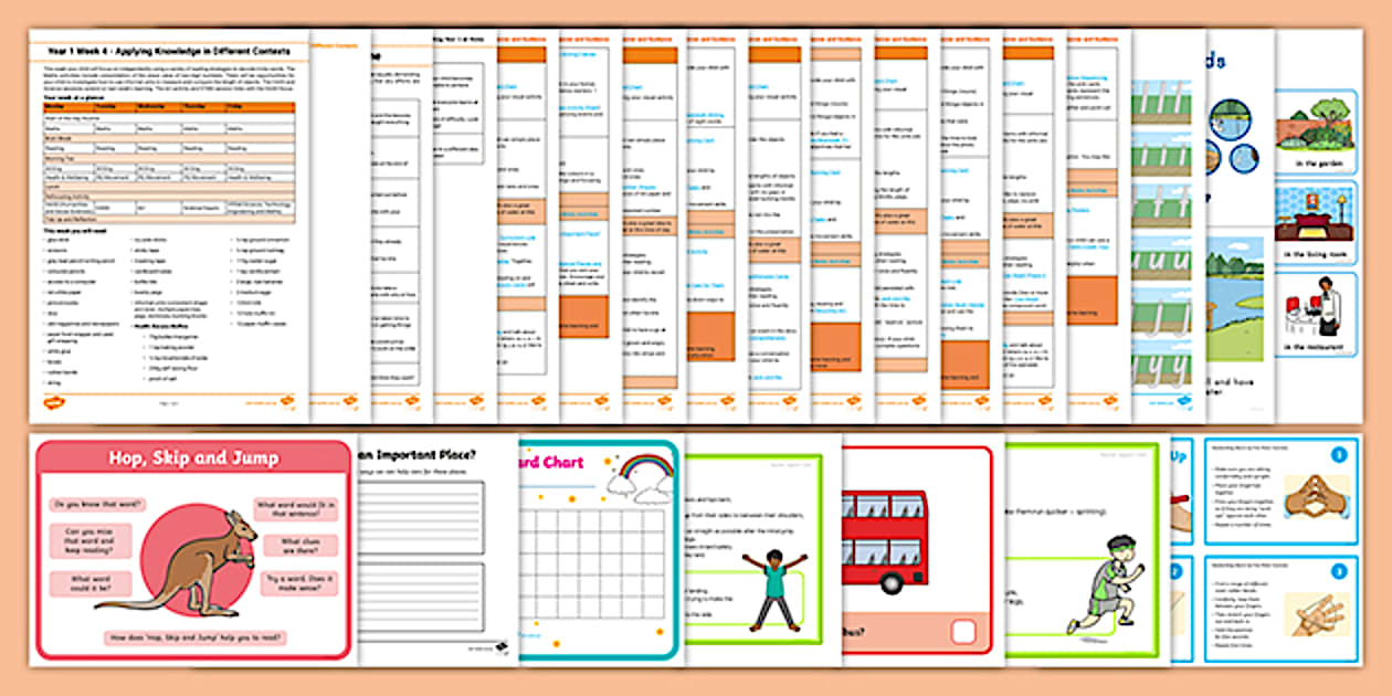 Year 1 Term 2 Week 5 School Closure Home Learning Pack