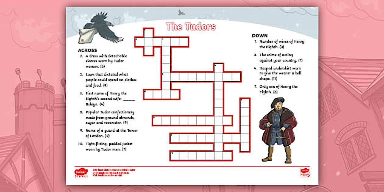 The Tudors KS2 Crossword | Twinkl Originals (teacher made)