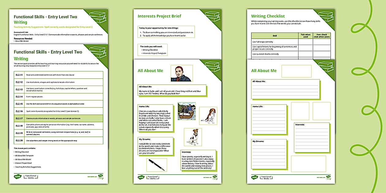 English Functional Skills: EL2.17: (teacher made) - Twinkl