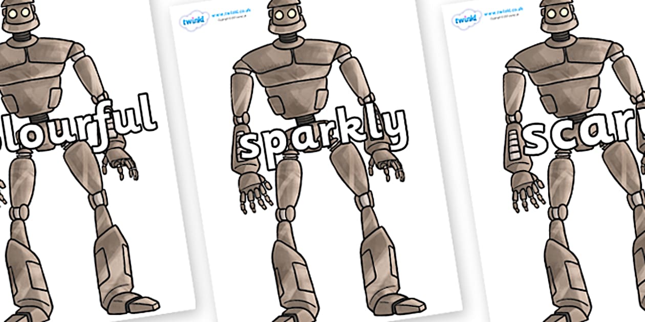 Wow Words on The Iron Man (teacher made) - Twinkl