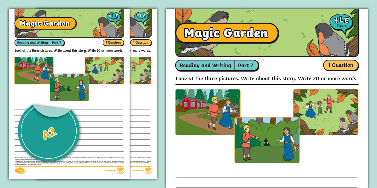 YLE Flyers Reading and Writing Practice on Twinkl - Twinkl