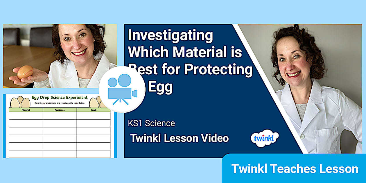 KS1 (Ages 5-7) Science: Egg Investigation Video Lesson