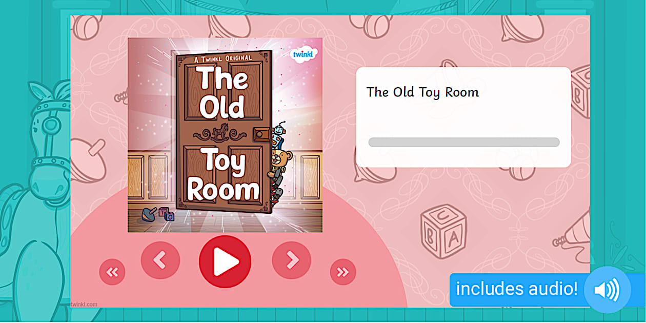 The Old Toy Room Listen and Follow Audio Story - Twinkl