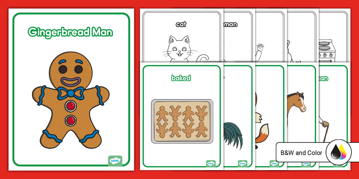 The Gingerbread Man Posters (teacher made) - Twinkl