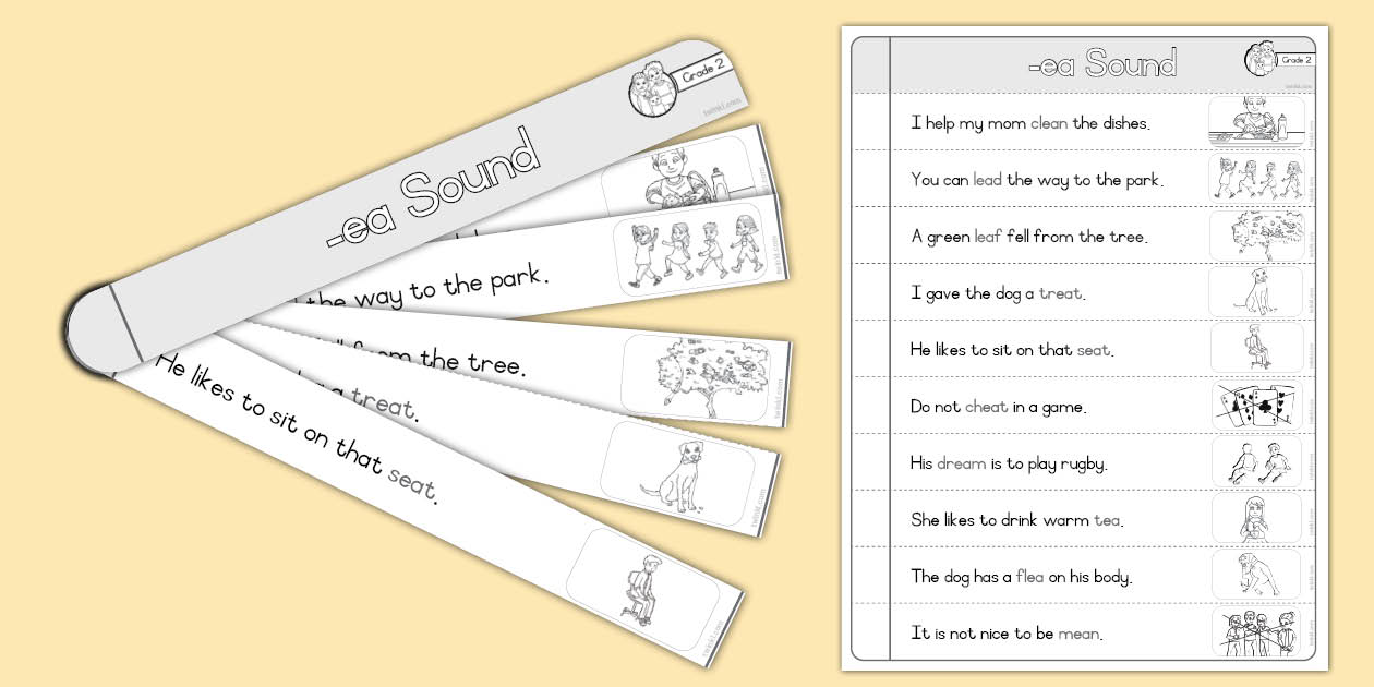 Grade 2 Phonics Reading Strips ea (teacher made) - Twinkl