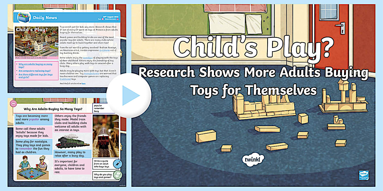 LKS2 Child's Play Daily News PowerPoint (teacher made)