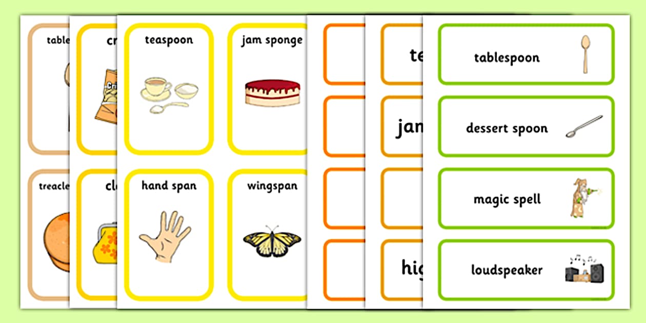 Pack Word SP Cards (Teacher-Made) - Twinkl