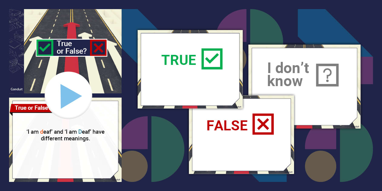 Deaf Education: Sign Language True or False? PowerPoint