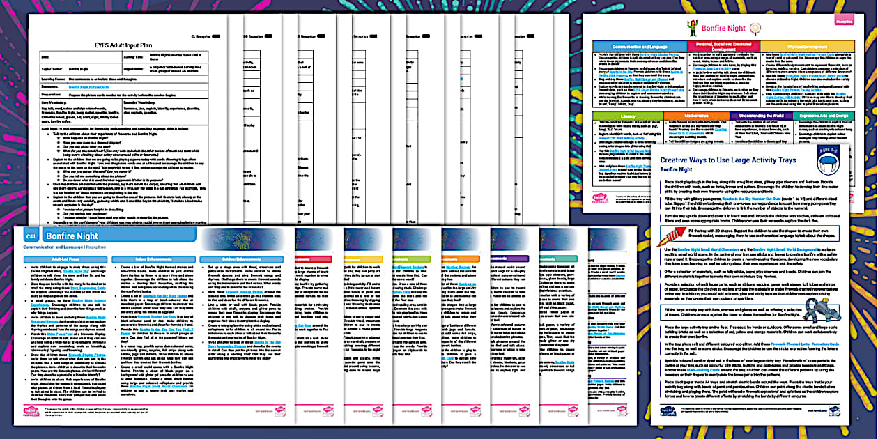 EYFS Bonfire Night Reception Planning Pack - Twinkl