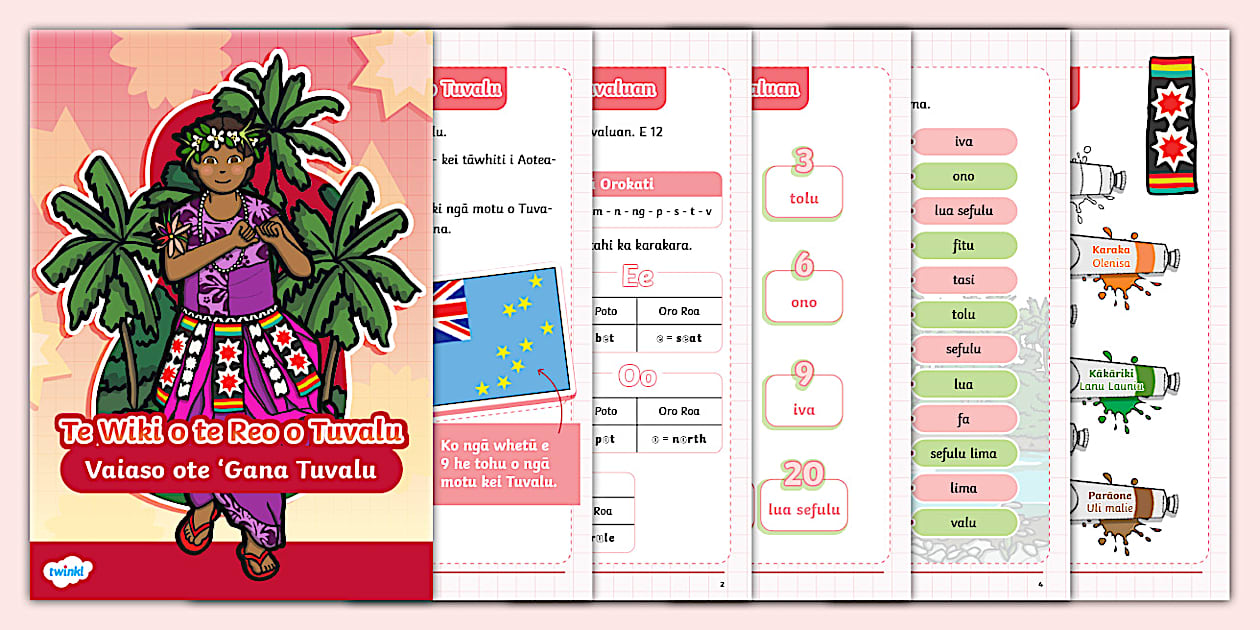 Te Wiki o te Reo o Tuvalu - He Pukapuka Mahi (teacher made)