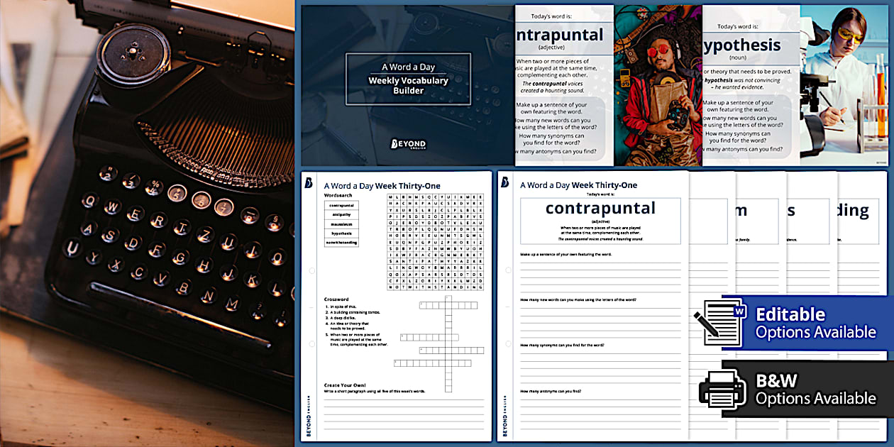 Word of The Day Vocabulary Building Exercises (31) | Beyond
