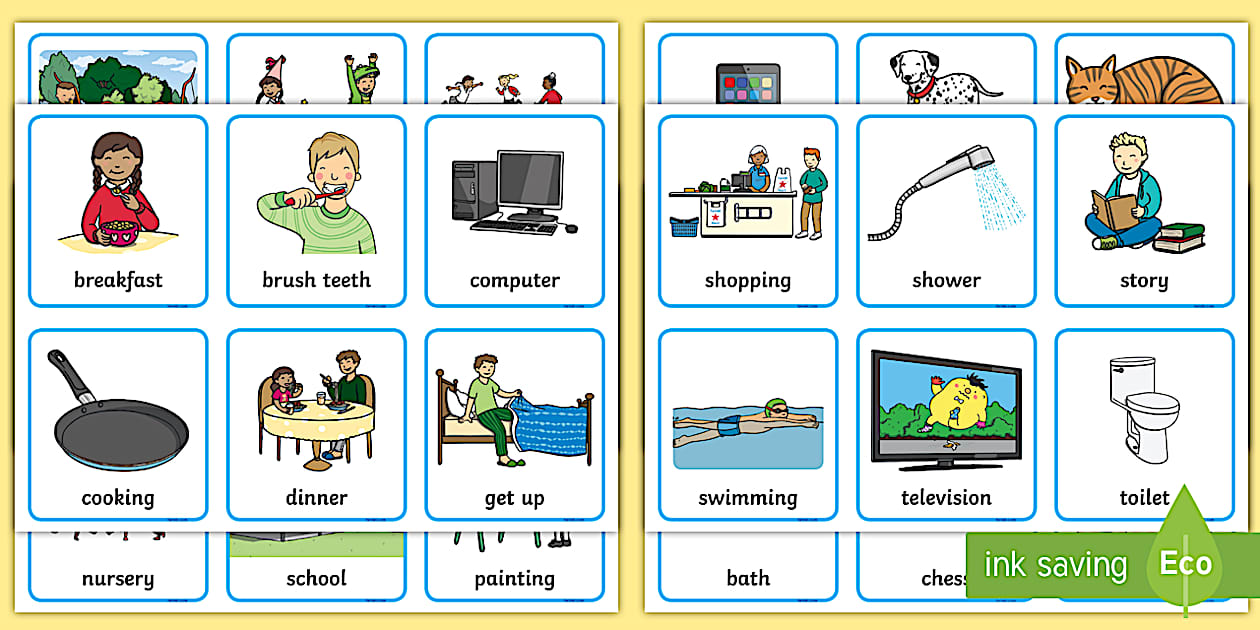 SA Visual Home Timetable (teacher made) - Twinkl